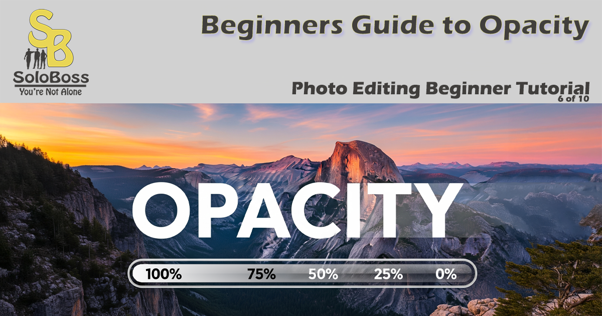 Beginner Photopea Tutorial: Beginners Guide to Opacity
